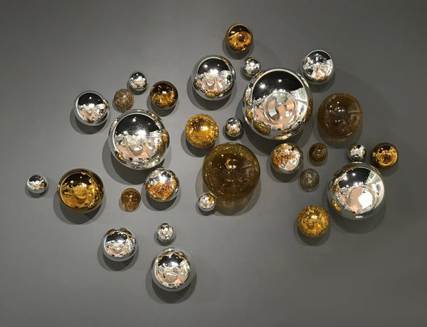 Silver Plated Spheres - Worldly Goods Too