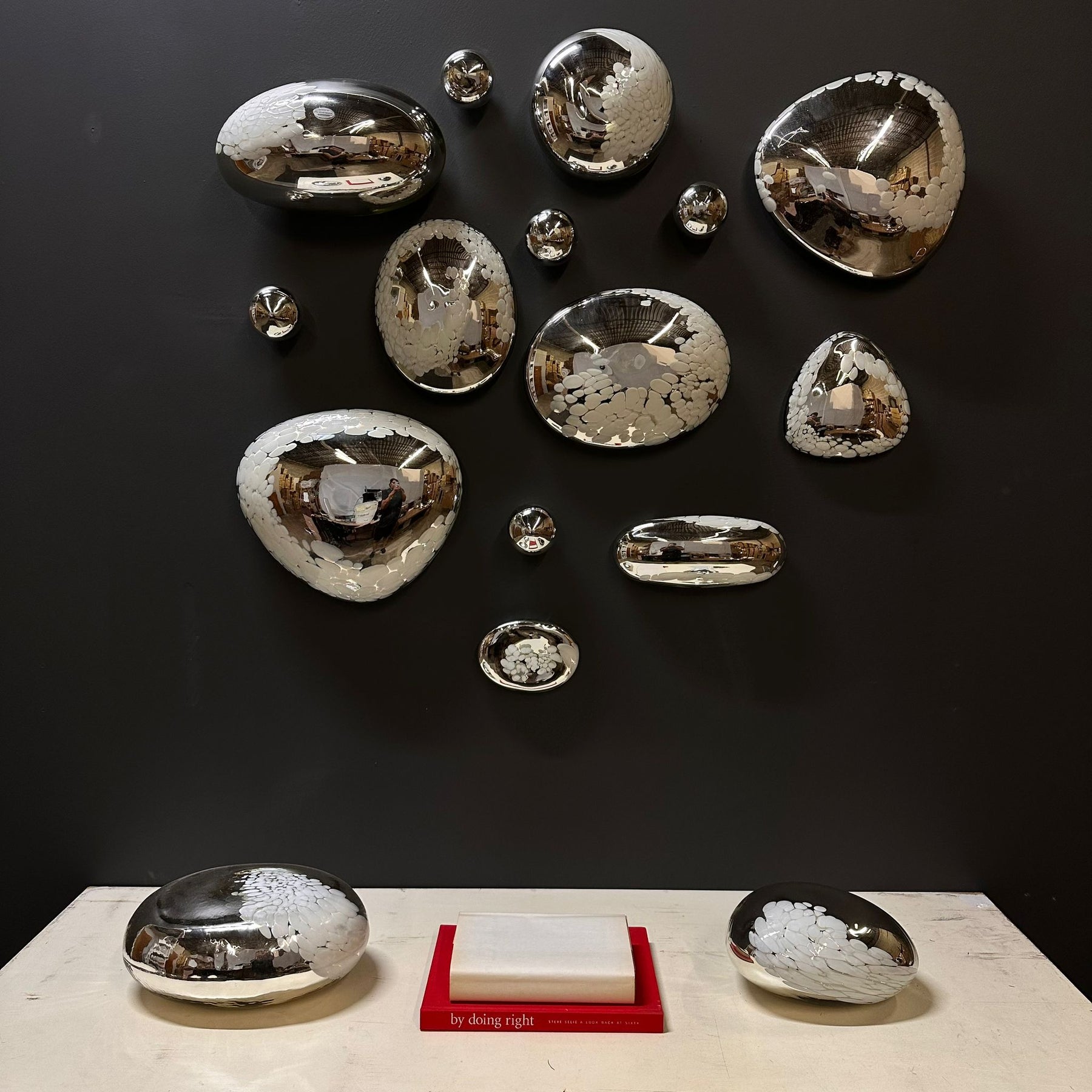 Hanging Glass Wall Decoration Spheres & Ornaments for Living Room ...