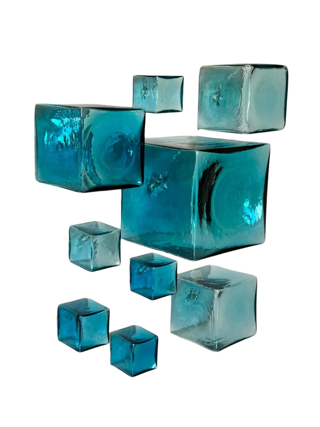 Aqua Wall-Cubes set of ten – Worldly Goods Too