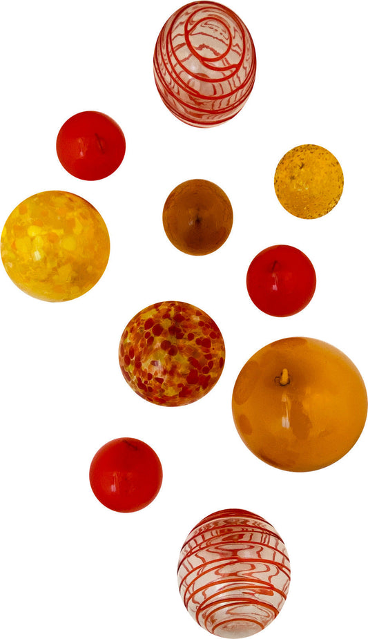 Hanging Glass Wall Decoration Spheres & Ornaments for Living Room ...