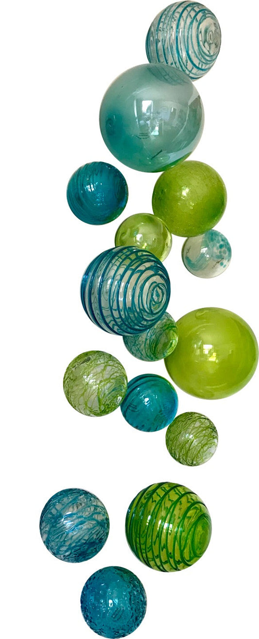 Hanging Glass Wall Decoration Spheres & Ornaments for Living Room ...